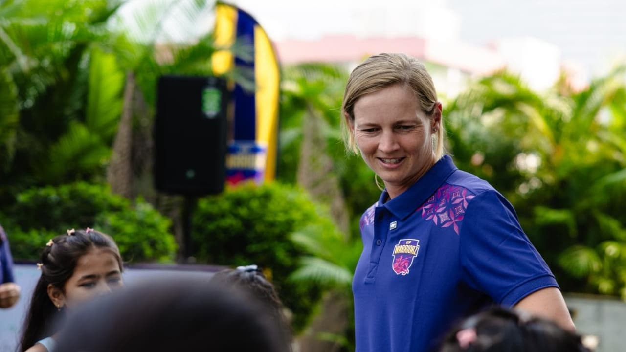 Meg Lanning welcomed as UP Warriorz captain with special fan event ...