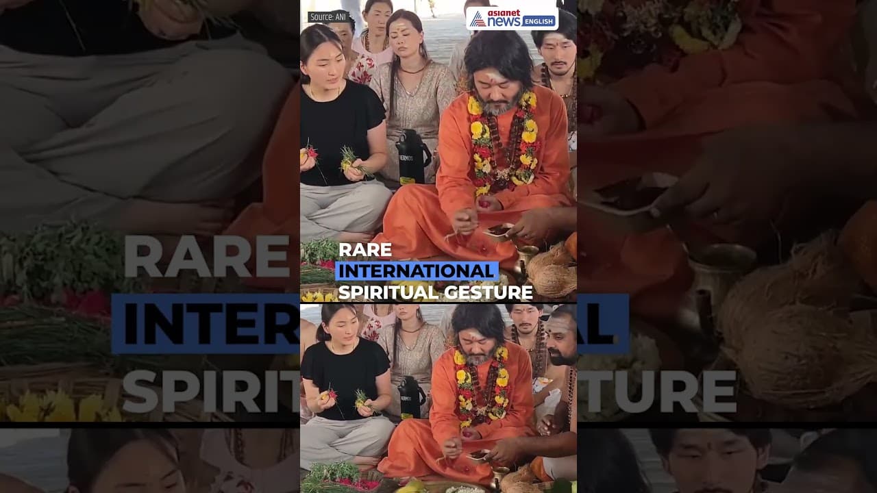 Japanese Hindu Devotees Hold Yagam for World Peace in Trichy | Asianet ...
