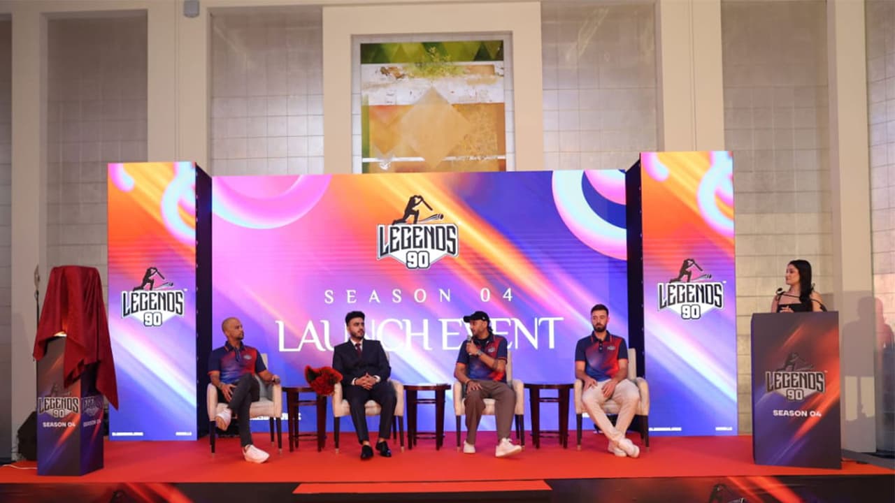 Legends 90 League Season 4 launched in Dubai with cricket stars ...