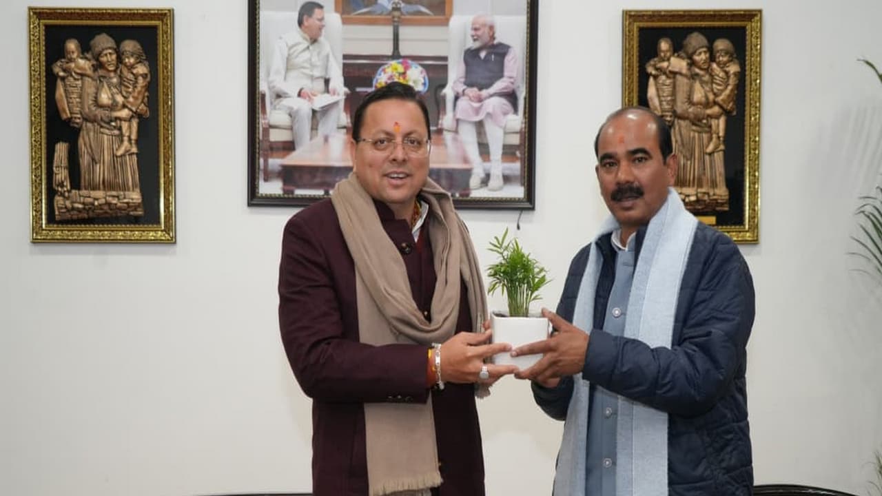 Dhami, Ajay Tamta discuss road, highway development in Uttarakhand ...