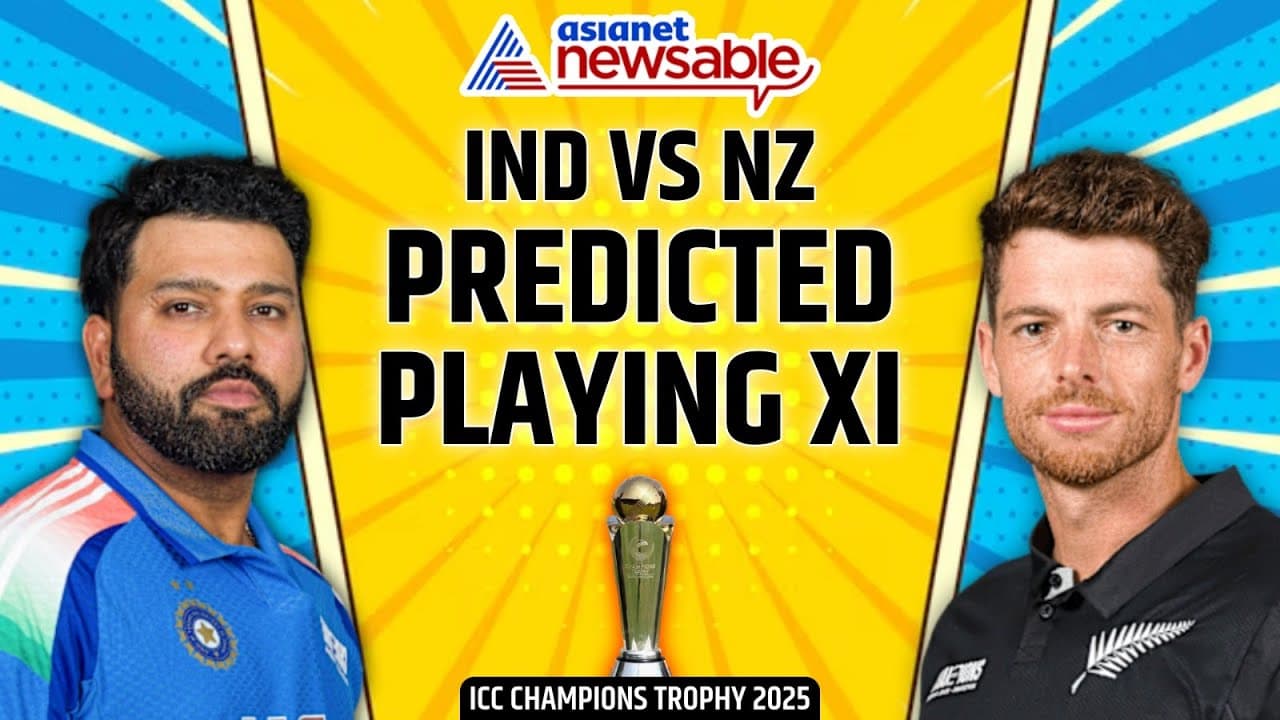 India vs New Zealand: Predicted Playing XI for ICC Champions Trophy 2025 Final in Dubai ...