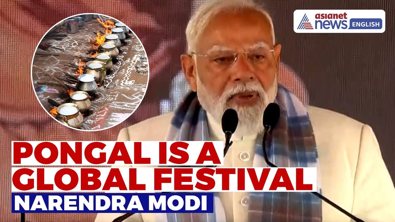 PM Modi’s Big Message on Pongal, Hails Tamil Heritage | Asianet Newsable