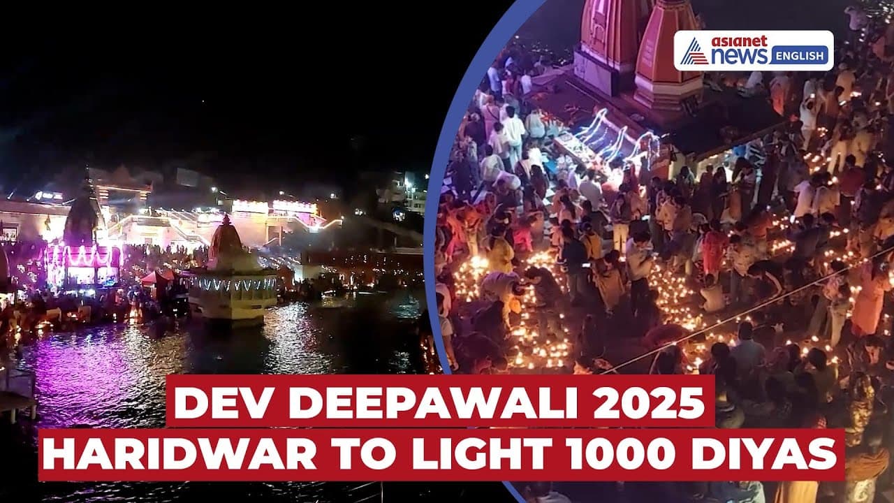 Haridwar Shines Bright on Dev Deepawali | Thousands of Diyas Light Up ...