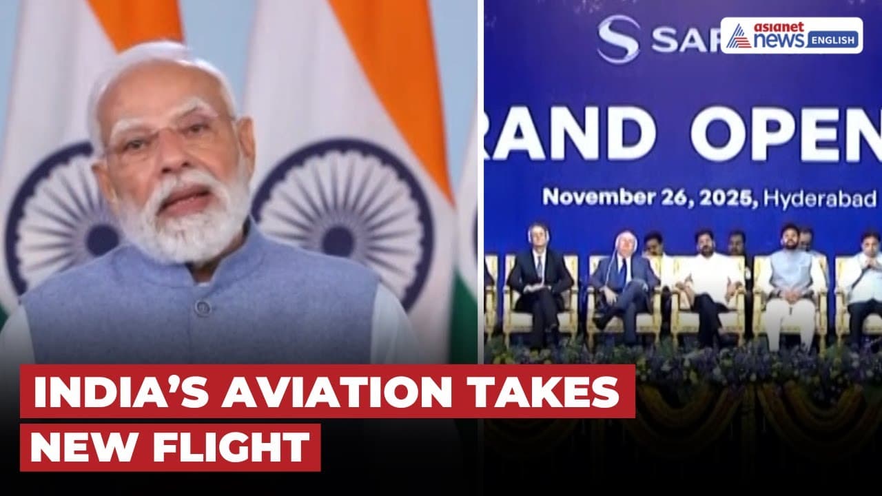 PM Modi Inaugurates Safran MRO Hub | Aviation Sector is ‘Taking a New ...