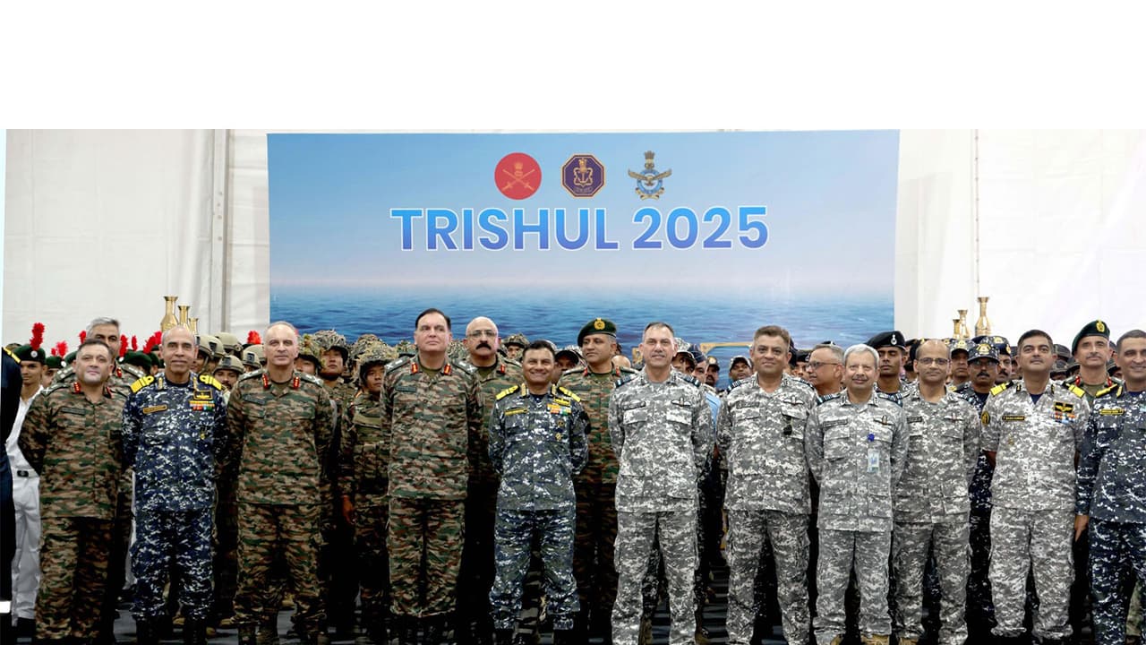 Tri-Services Exercise 'Trishul' led by Indian Navy concludes; enhances ...