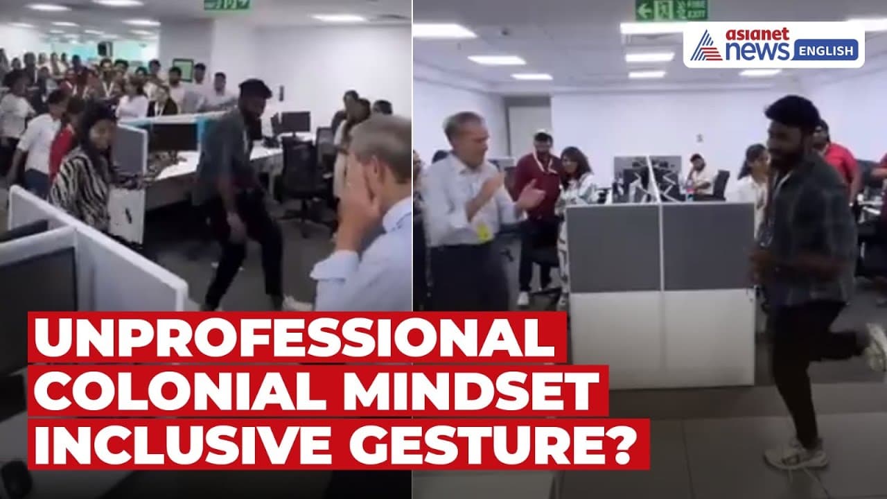 Why Viral Video of Office Staff Dancing for Foreign Guest Fueling Controversy in India ...