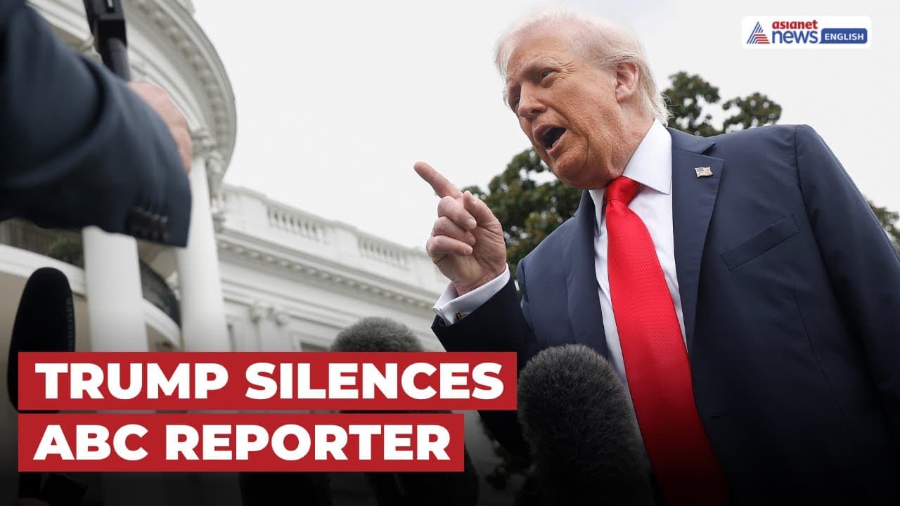 Trump Snaps at ABC Reporter Over Business Questions, Says ‘You’re ...