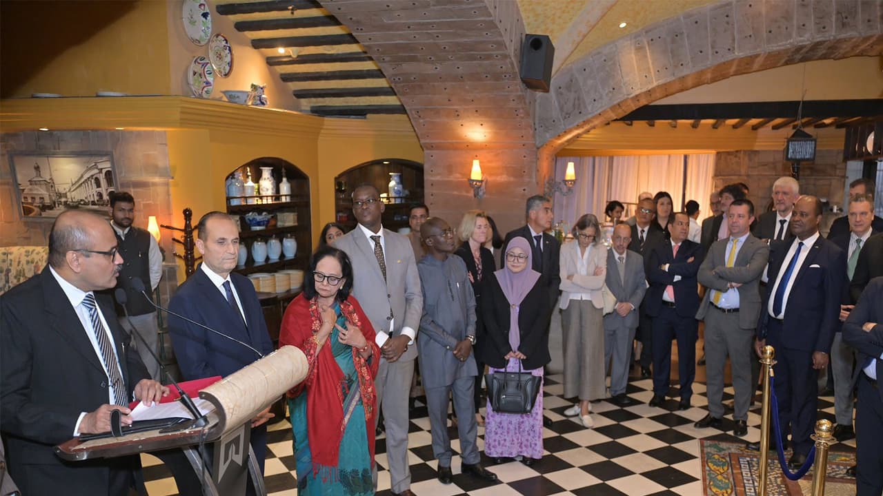 MEA Secretary Arun Kumar Chatterjee attends diplomatic corps event ...