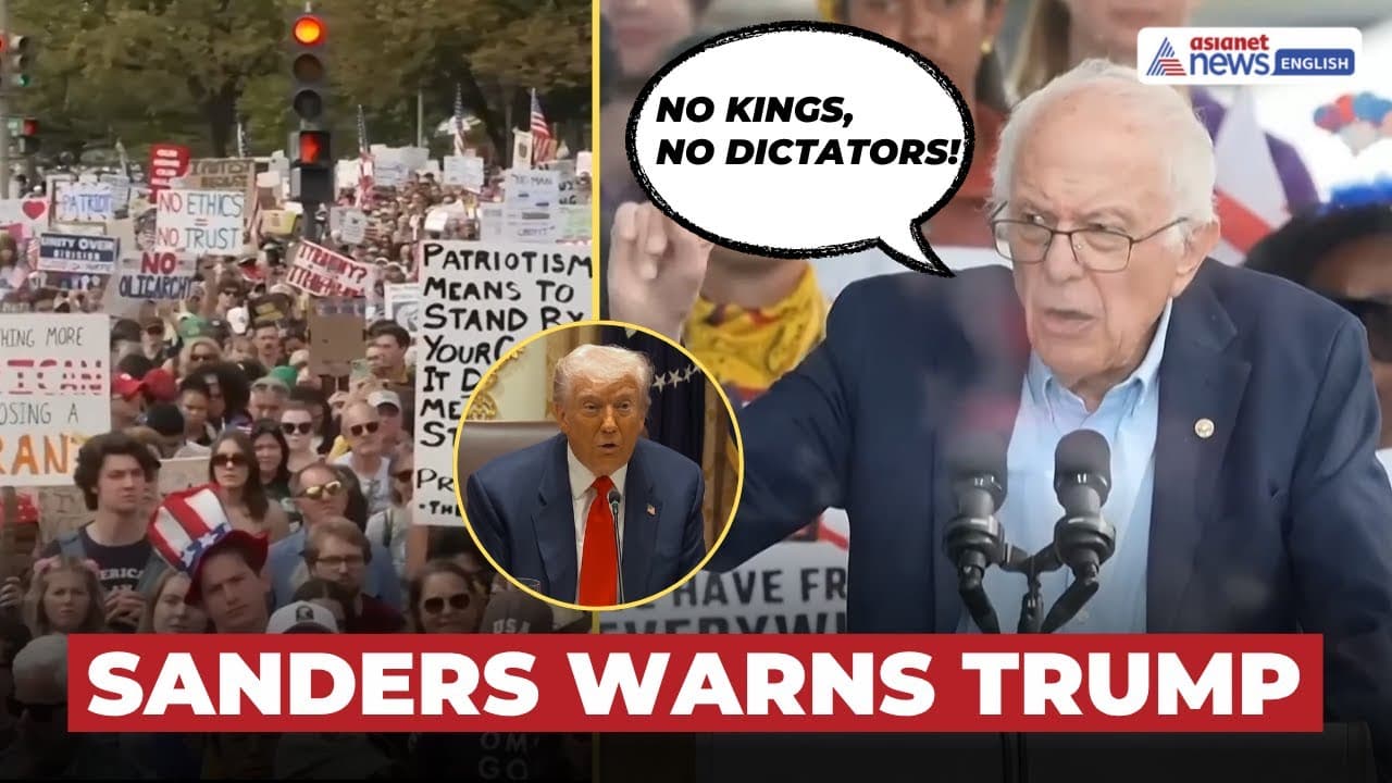 Bernie Sanders Warns of Trump’s ‘Authoritarian Drift’ at 'No Kings ...