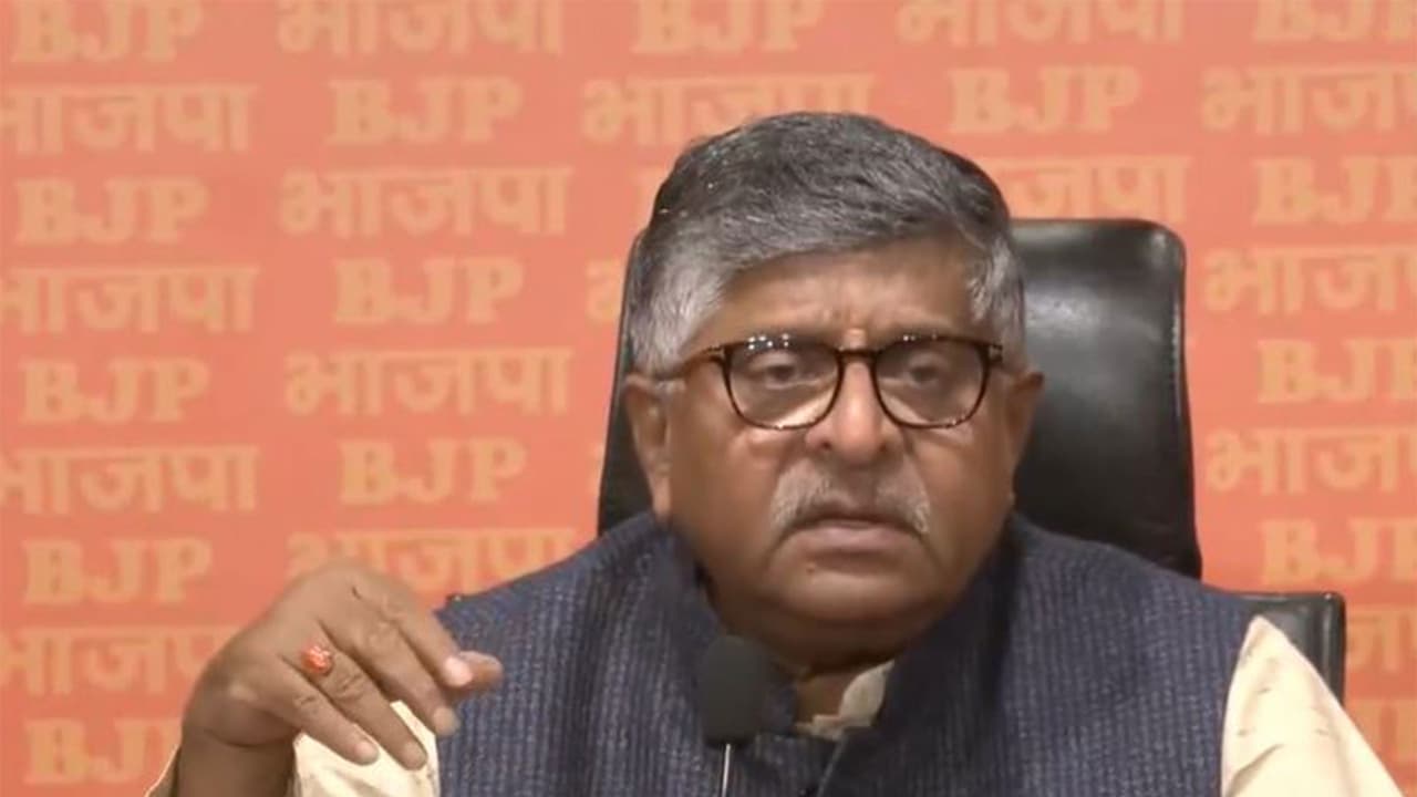 Bihar Polls: Ravi Shankar Prasad attacks Tejashwi Yadav's 'jungle raj ...