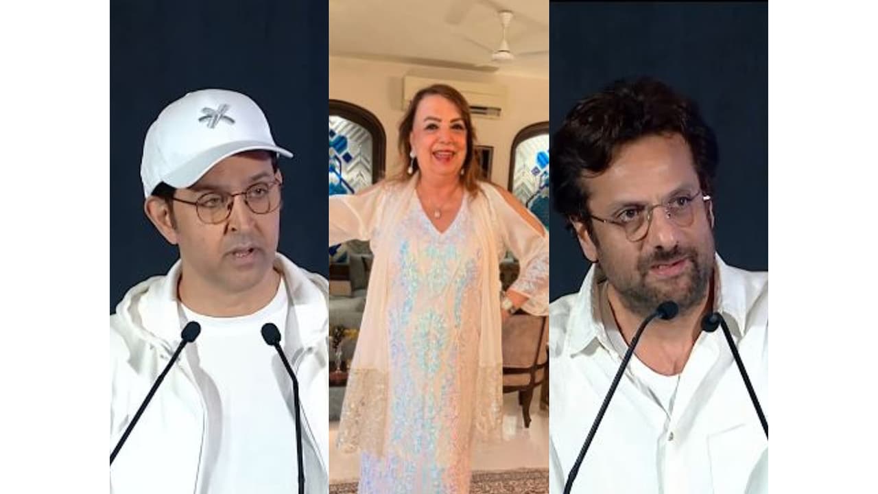 Zarine Khan's prayer meet: Hrithik Roshan, Fardeen Khan, Sanjay Khan and others pay tribute to ...