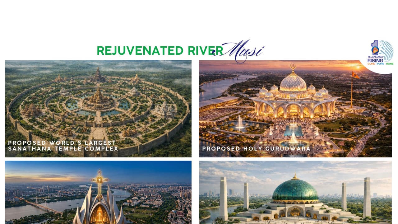 Hyderabad's Musi River Project: A Vision of Unity and Sacred Spaces ...