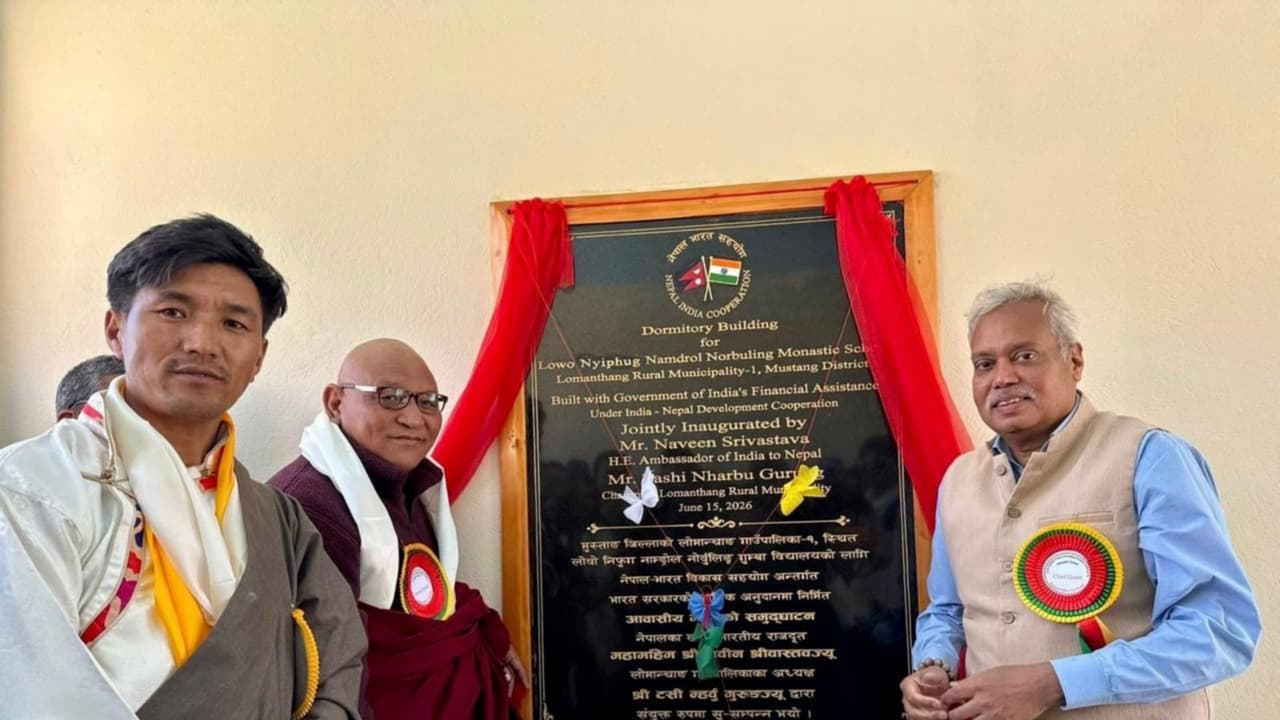 India-funded dormitory building inaugurated in Nepal's Mustang district ...