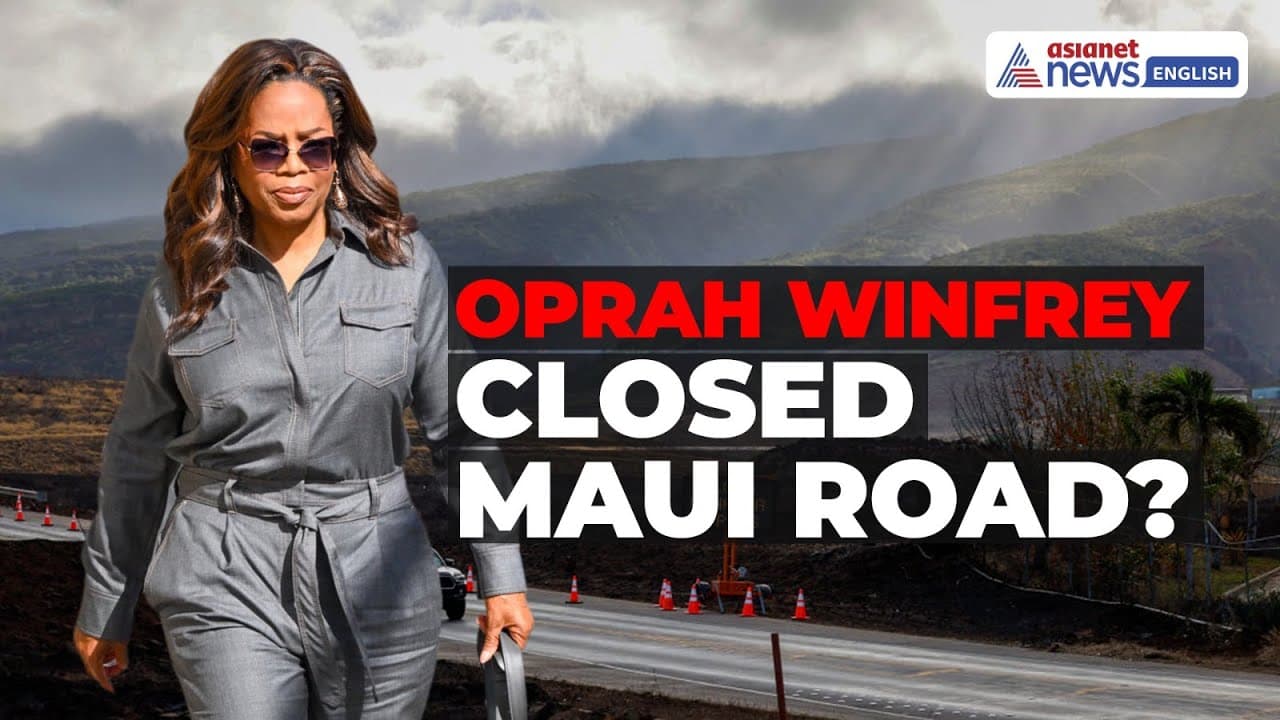 The Truth Behind Oprah Winfrey Closing Maui Road During Evacuations ...
