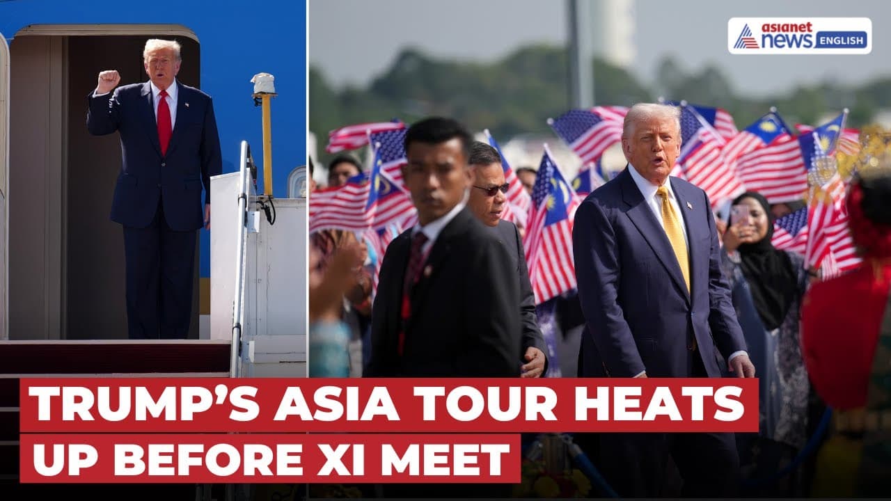 Trump Wraps ASEAN Tour, Heads to Japan for High-Stakes Talks | Asianet ...
