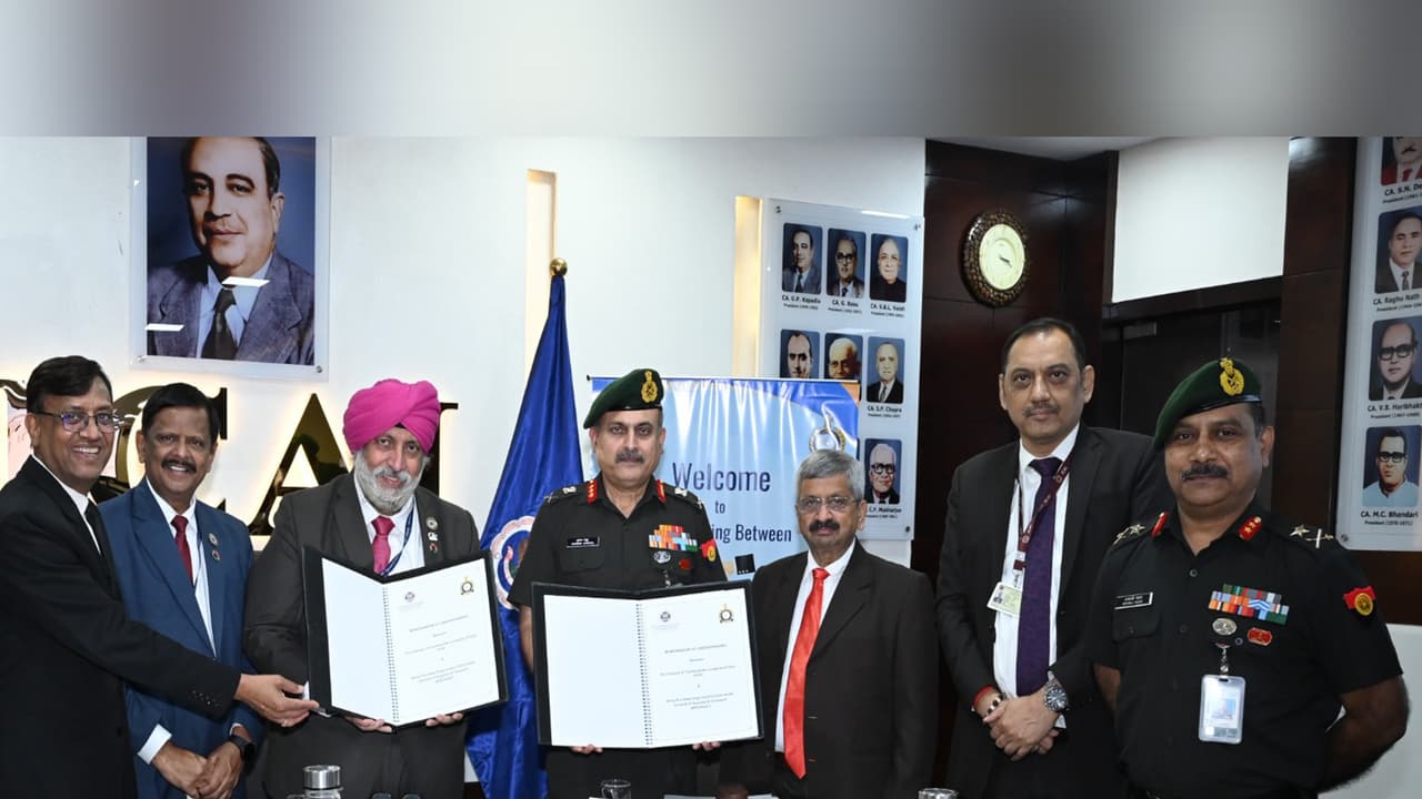 ICAI and Indian Army's APO sign MoU for real-time UDIN verification ...