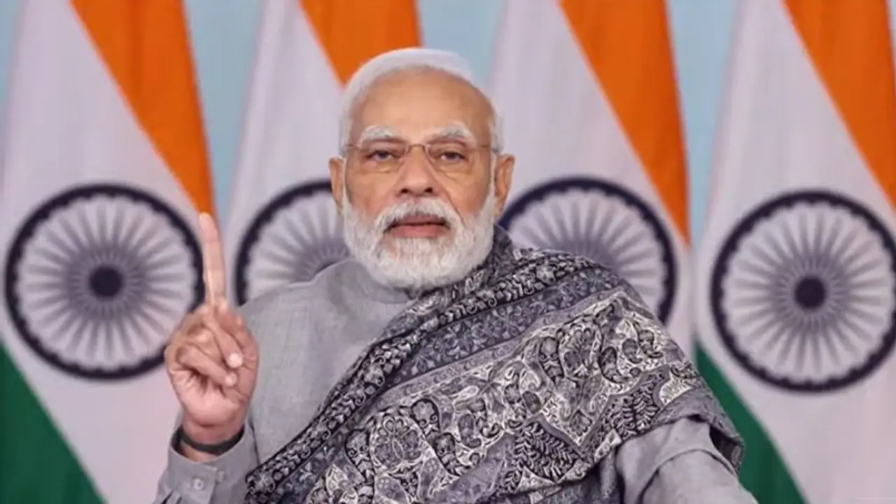 PM Modi virtually addresses Amrit Mahotsav celebrations by Shree Swaminarayan Gurukul Rajkot ...
