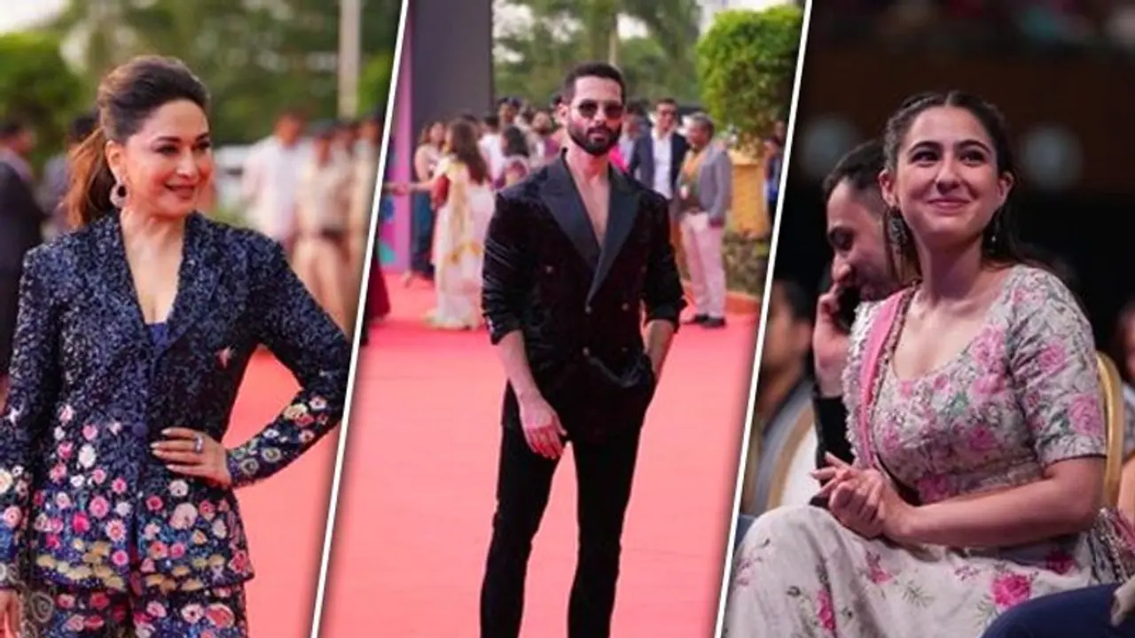IFFI 2023 in Goa: Madhuri Dixit, Shahid Kapoor, Sara Ali Khan and more attend the film festival ...