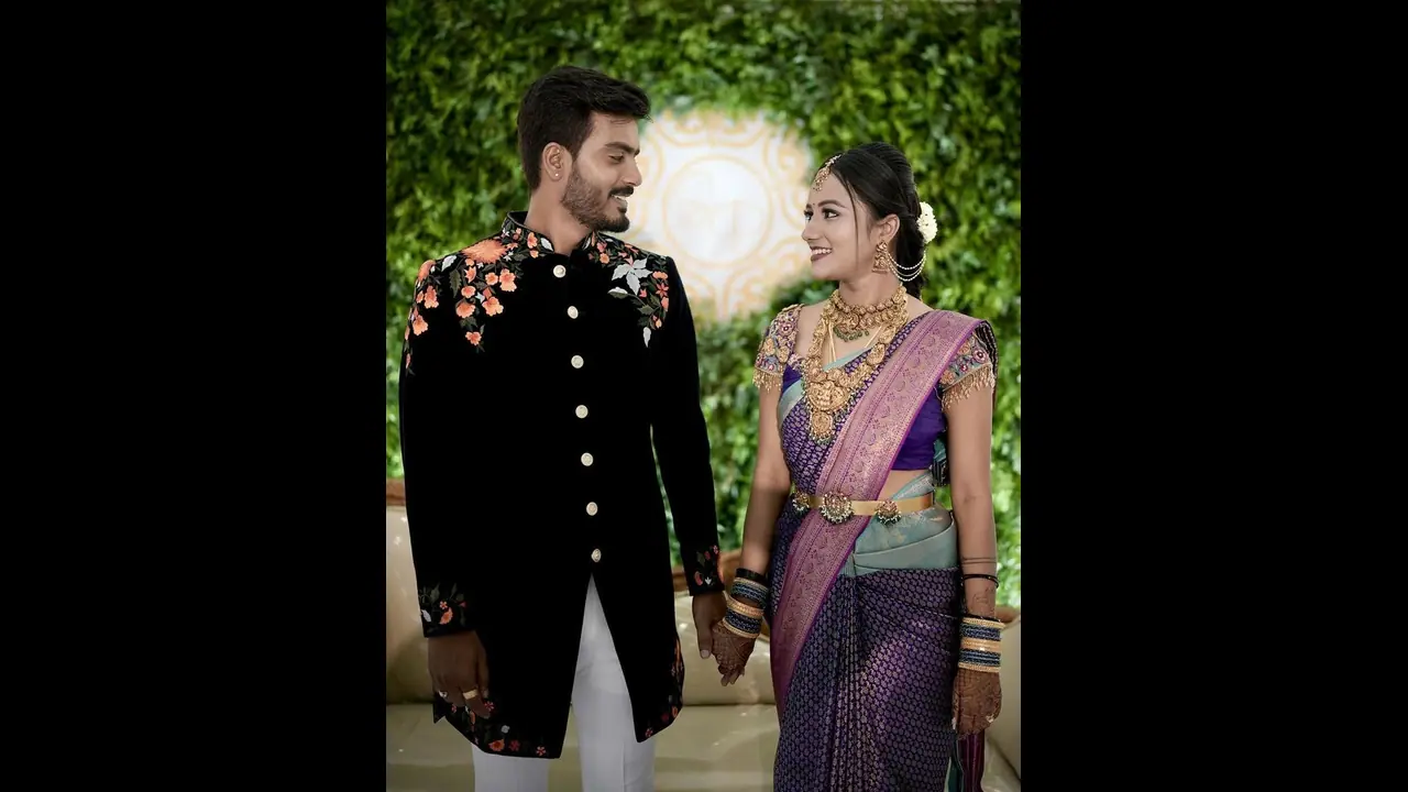 Brindavana Serial Fame Sahana Shetty's First wedding anniversary ಕ್ರಶ್ ...