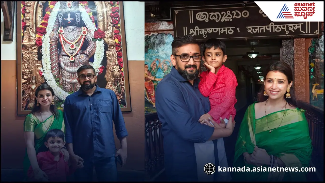 Shwetha Chengappa at Udupi : ಶ್ರೀಕೃಷ್ಣ ಮಠಕ್ಕೆ ಭೇಟಿ ನೀಡಿ, ಸುಗುಣೇಂದ್ರ ...