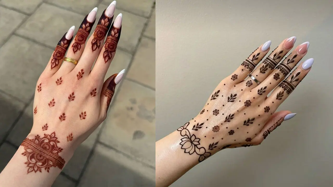 हातावर काढा या 5 सोप्या मेहंदी, प्रियकर पडेल प्रेमात | 5 Minute Mehndi ...