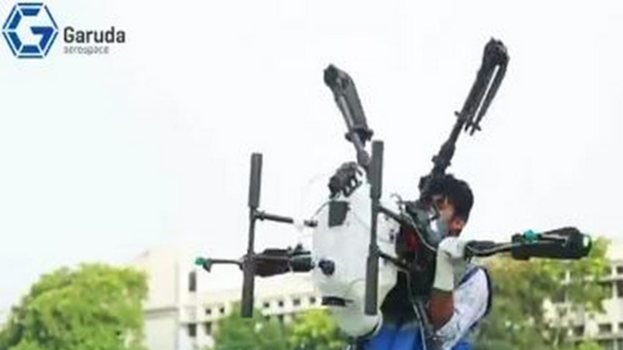 MS Dhoni-backed Garuda Aerospace opens new drone battery facility ...