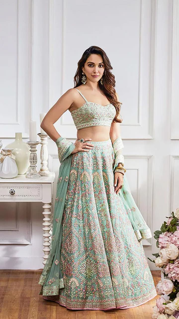 কিয়ারার ৭ টি লেহেঙ্গা, মা হতে চলেছেন? | Kiara Advani 7 Lehenga Designs ...