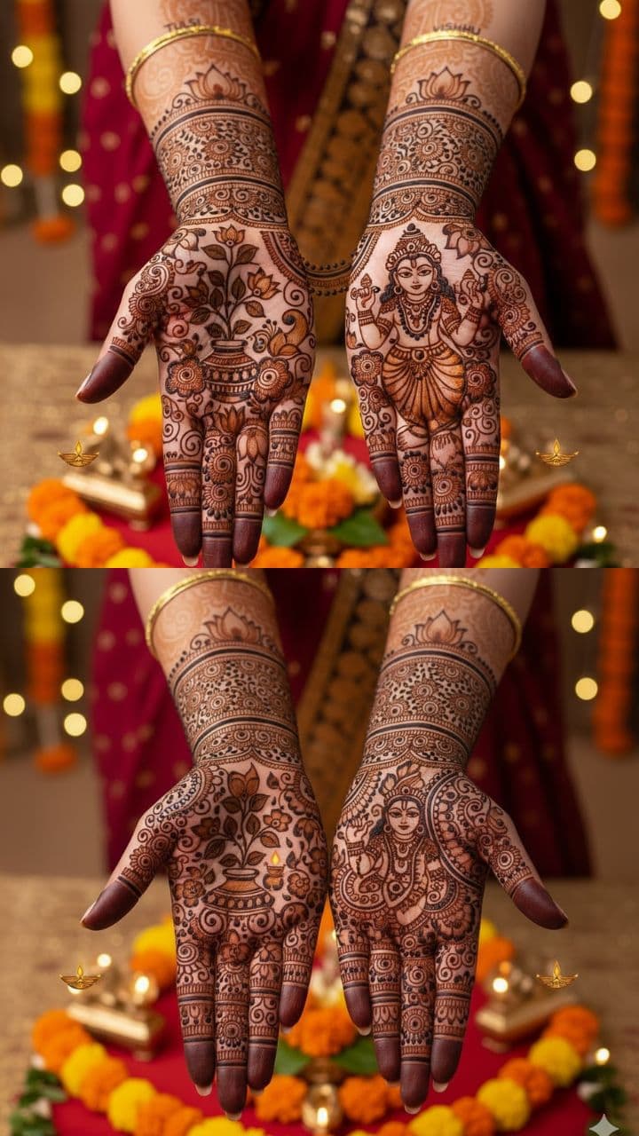 Tulsi Vivah Mehndi Design: तुलसी विवाह पर हाथ दिखेंगे सुंदर, मिनटों में ...