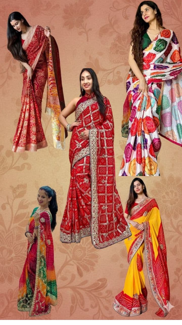 Chunari Sarees: మగువలు మెచ్చే చున్రీ చీరలు.. అదిరిపోయే డిజైన్లు ఇవిగో ...