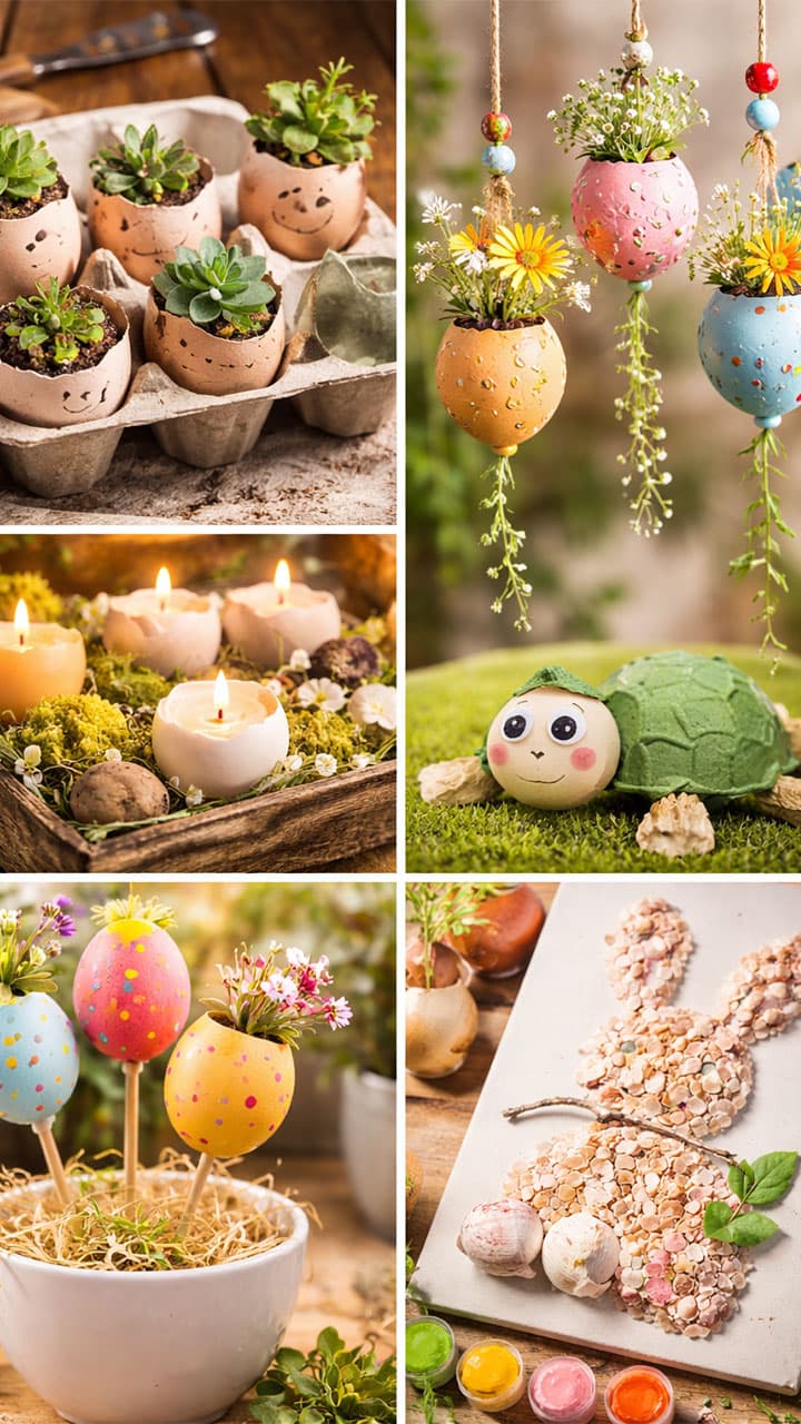 Egg Shell Decoration Ideas: अंडे के छिलकों से बनाएं कैंडल, हैंगिंग और ...