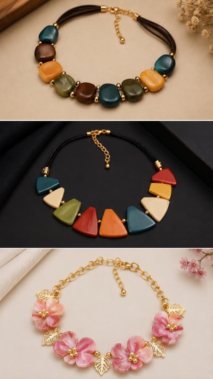 Acrylic Necklace: ಫಂಕಿ+ಚಂಕಿ ಲುಕ್‌ಗಾಗಿ ಟ್ರೈ ಮಾಡಿ ಅಕ್ರಿಲಿಕ್ ನೆಕ್ಲೇಸ್ ...