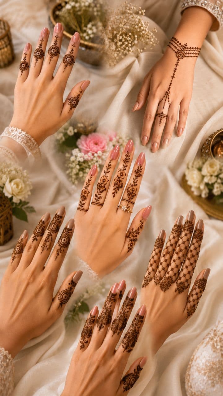 Finger Mehndi Design: फिंगर मेहंदी के 10 डिजाइन, बिगिनर्स के लिए आसान ...