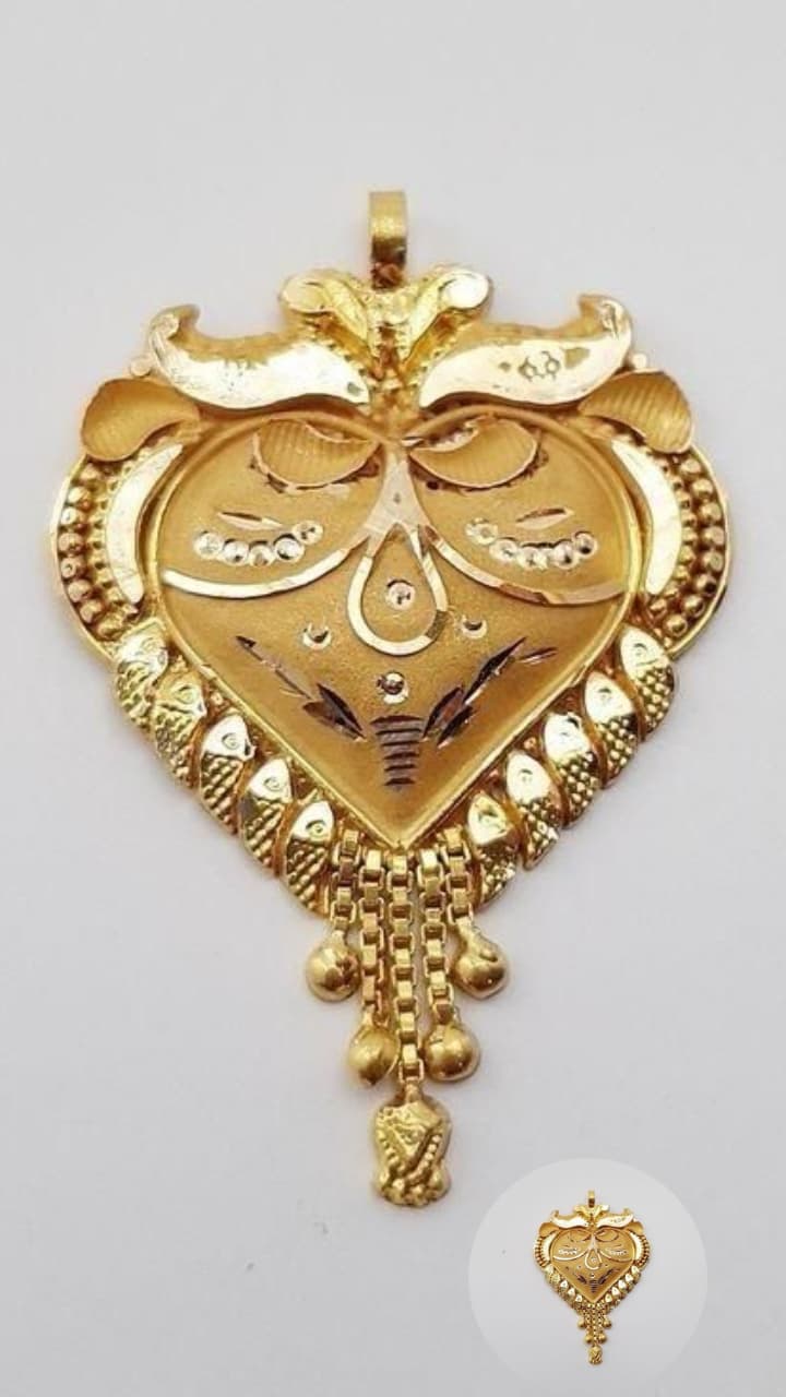 Gold Chain Locket Design : एक पंथ दो काज, चेन मंगलसूत्र लॉकेट डिजाइन ...