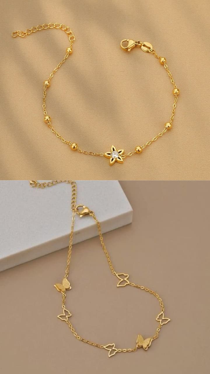 18+ गर्ल्स चुनें 3 ग्राम गोल्ड स्लीक ब्रेसलेट, आ गए Gen-Z Designs ...
