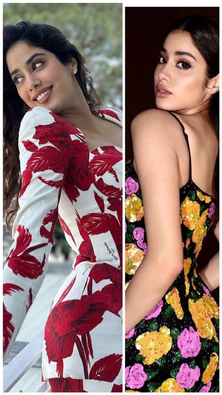 Janhvi Kapoors Stunning Floral Outfits For Every Fashionista Janhvi